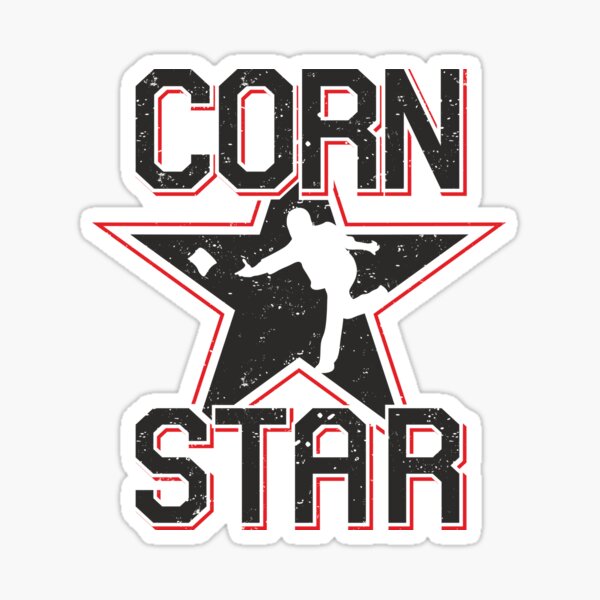 "Corn Star " Sticker by alenaz | Redbubble