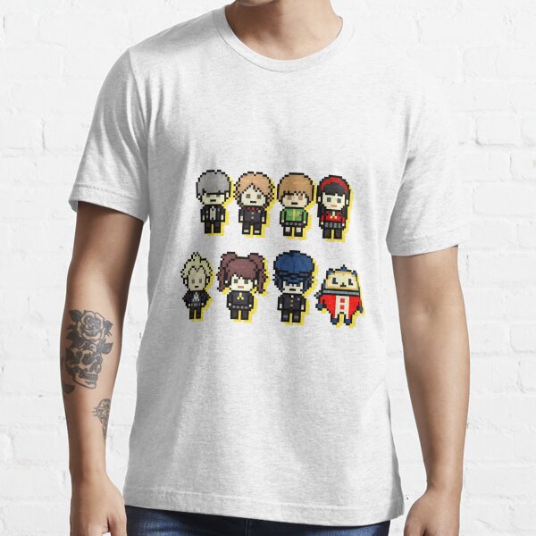 "P4 Cast Pixel Art" T-shirt for Sale by TatsuyoDragneel | Redbubble ...