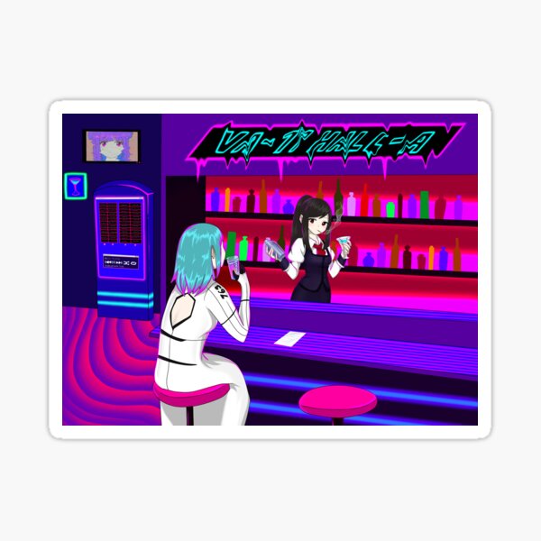 "Va-11hall-a" Sticker for Sale by Milldog | Redbubble