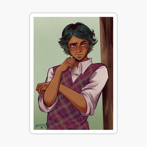 "Alex(sass master)Fierro" Sticker by ace-artemis | Redbubble