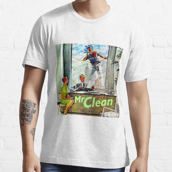 "Mr.Clean" T-shirt for Sale by KingOfWing89 | Redbubble | mr t-shirts ...