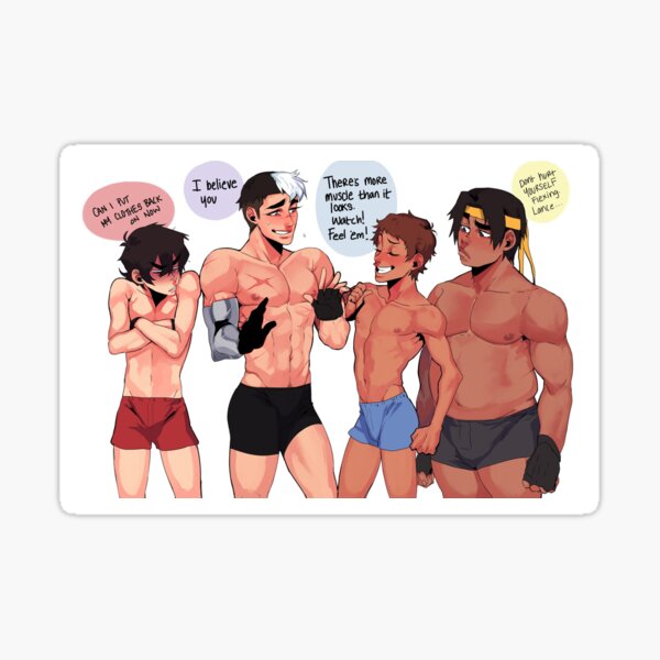 "Voltron boys underwear" Sticker by Frankus96 | Redbubble
