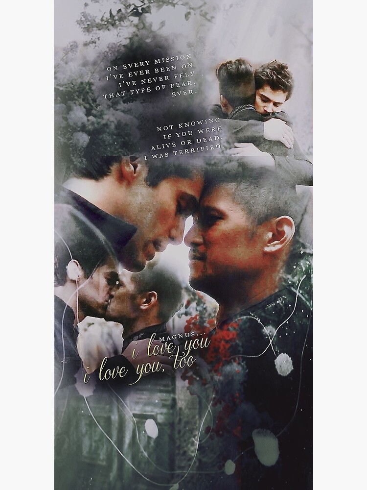 "Malec" Art Print for Sale by JustAnotherBee | Redbubble