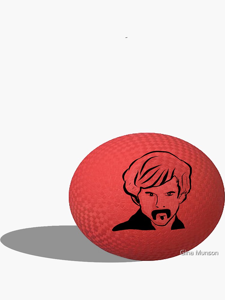 "Dodgeball" Sticker by g2munson | Redbubble