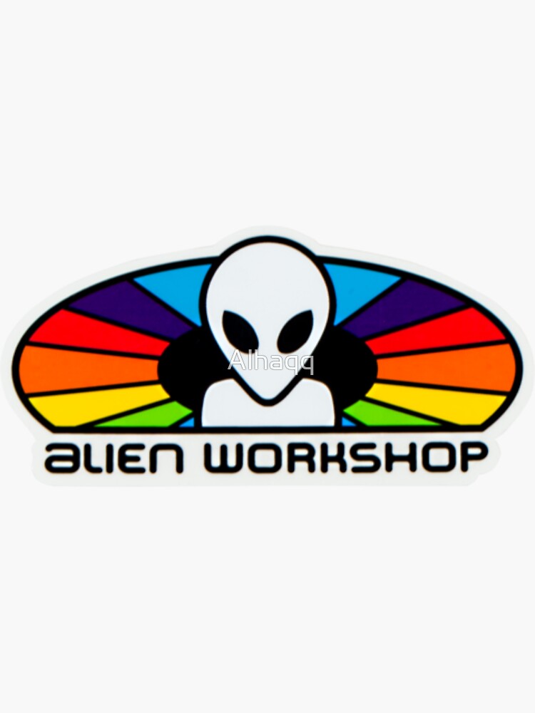 "Alien Workshop" Sticker for Sale by Alhaqq | Redbubble