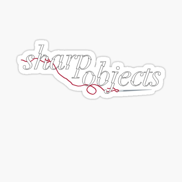 "Needle and Thread - Sharp Objects" Sticker for Sale by sorryimash ...