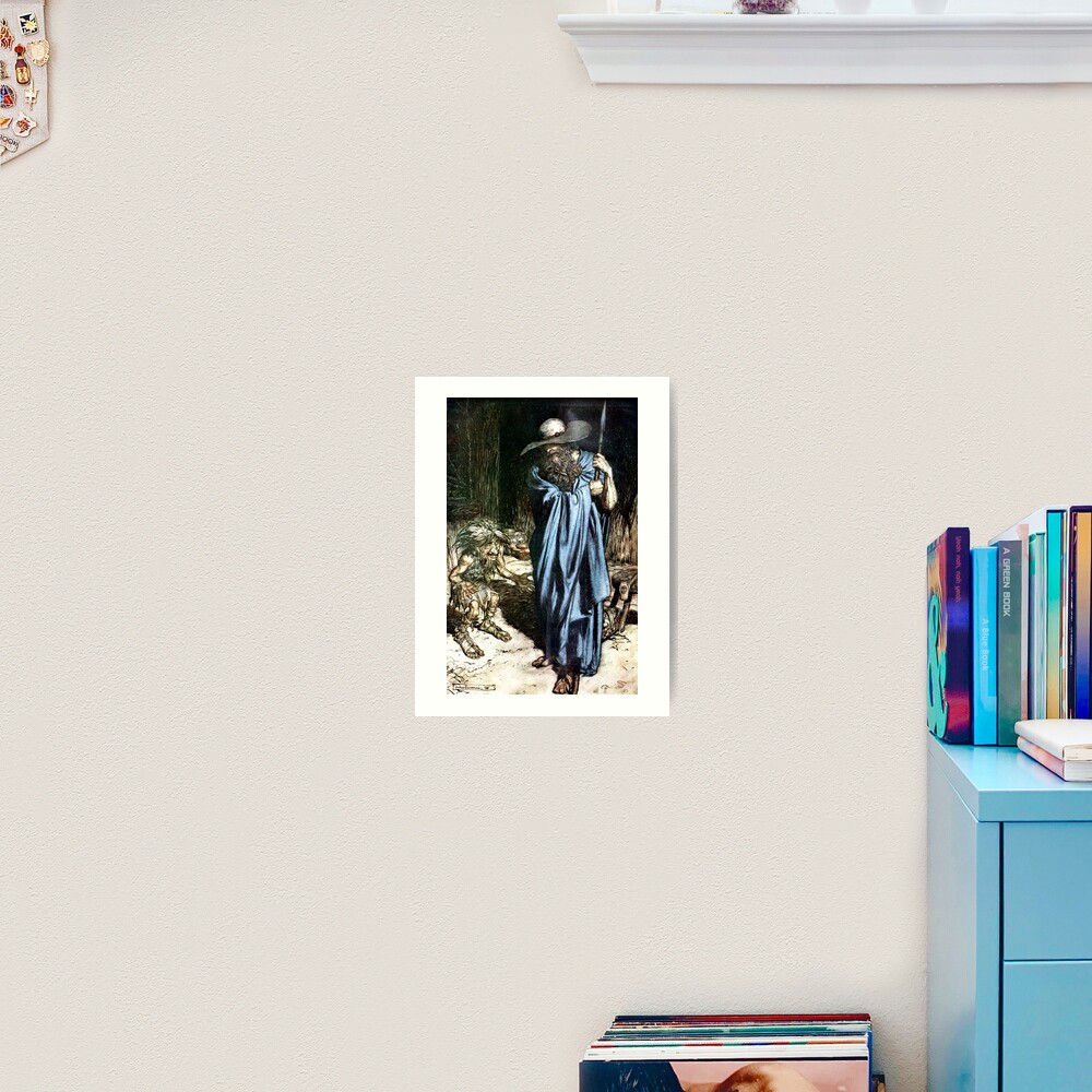 "Odin in disguise -Arthur Rackham" Art Print for Sale by ...