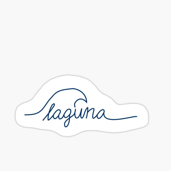 "Laguna 1" Sticker for Sale by msmsms | Redbubble