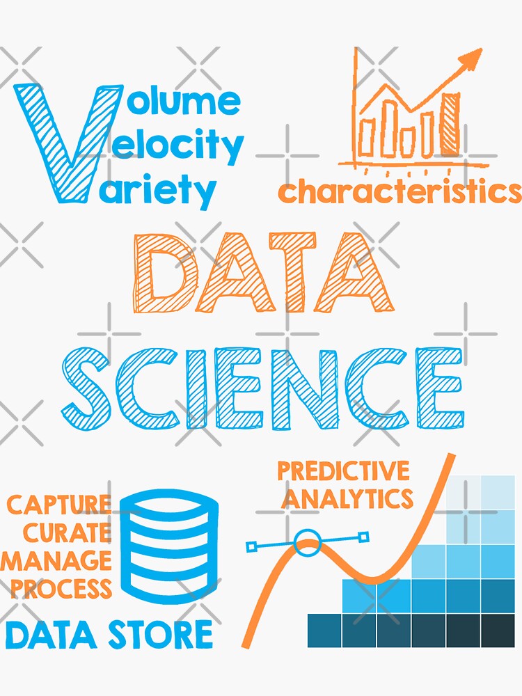 "Data Science Designs" Sticker for Sale by tshirtfandom | Redbubble