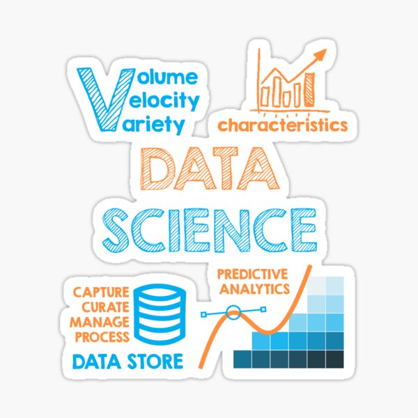 "Data Science Designs" Sticker for Sale by tshirtfandom | Redbubble