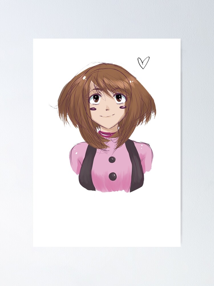 "Uraraka ochako" Poster by Kewppy | Redbubble