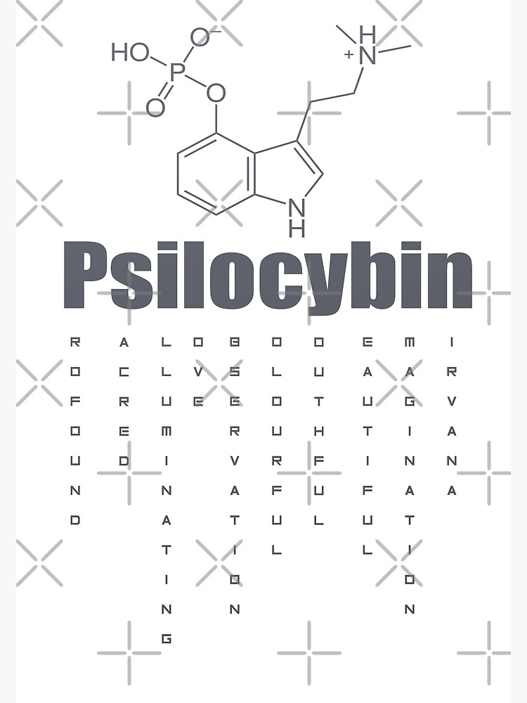 "psilocybin" Poster by kurticide | Redbubble
