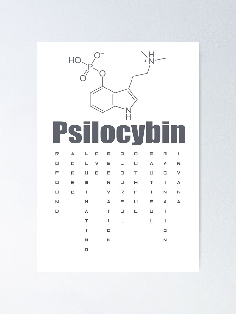 "psilocybin" Poster by kurticide | Redbubble