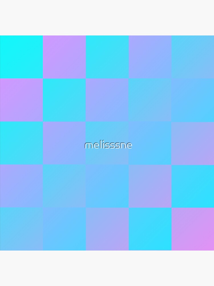 "Vaporwave Aesthetic Checker" Sticker by melisssne | Redbubble