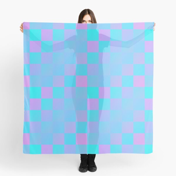 "Vaporwave Aesthetic Checker" Scarf for Sale by melisssne | Redbubble