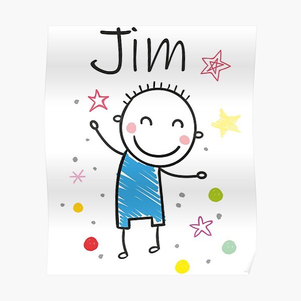 "Jim" Poster by oleo79 | Redbubble