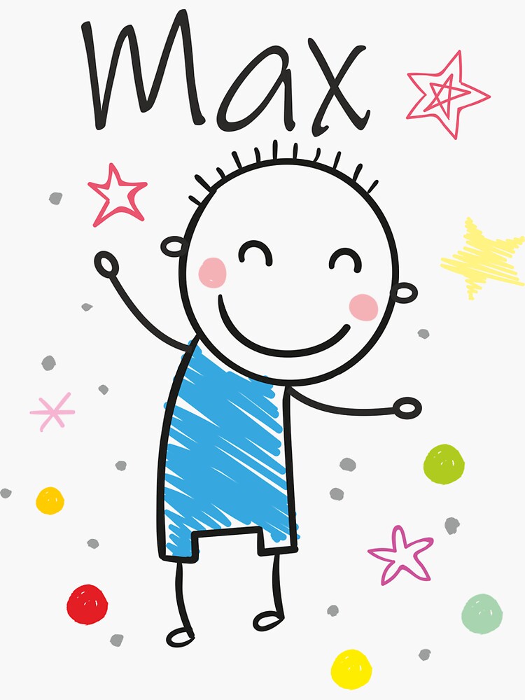 "Max" Sticker for Sale by oleo79 | Redbubble