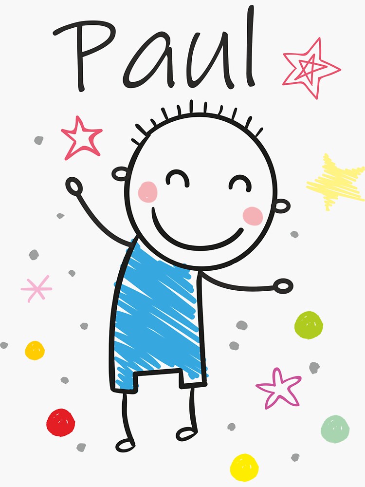 "Paul" Sticker for Sale by oleo79 | Redbubble