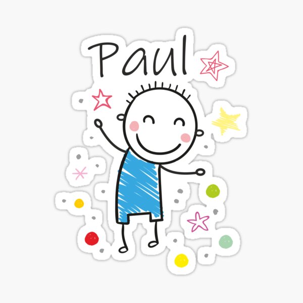 "Paul" Sticker for Sale by oleo79 | Redbubble