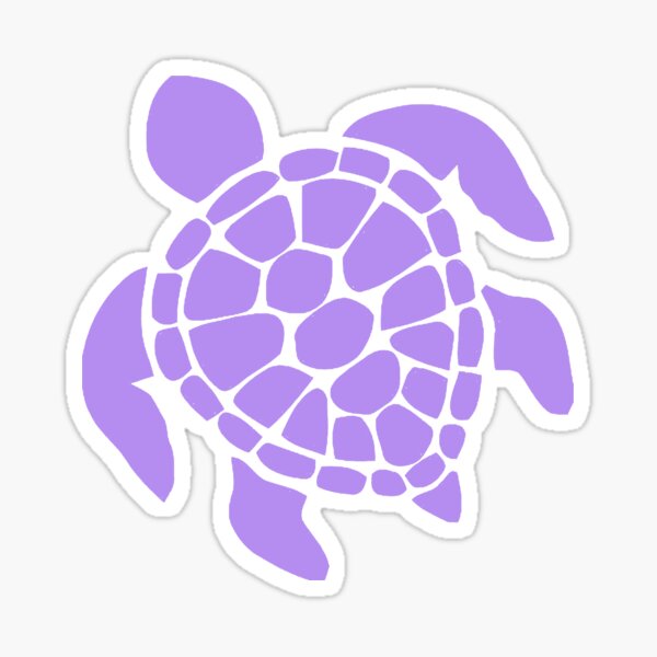 "Turtle - Purple" Sticker for Sale by winternities | Redbubble