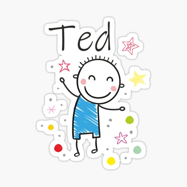 "Ted" Sticker by oleo79 | Redbubble