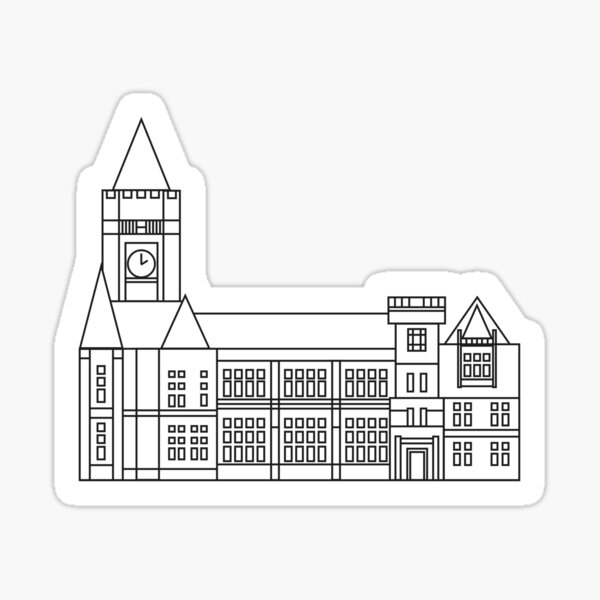 "Pierhead Building" Sticker for Sale by Blue906 | Redbubble