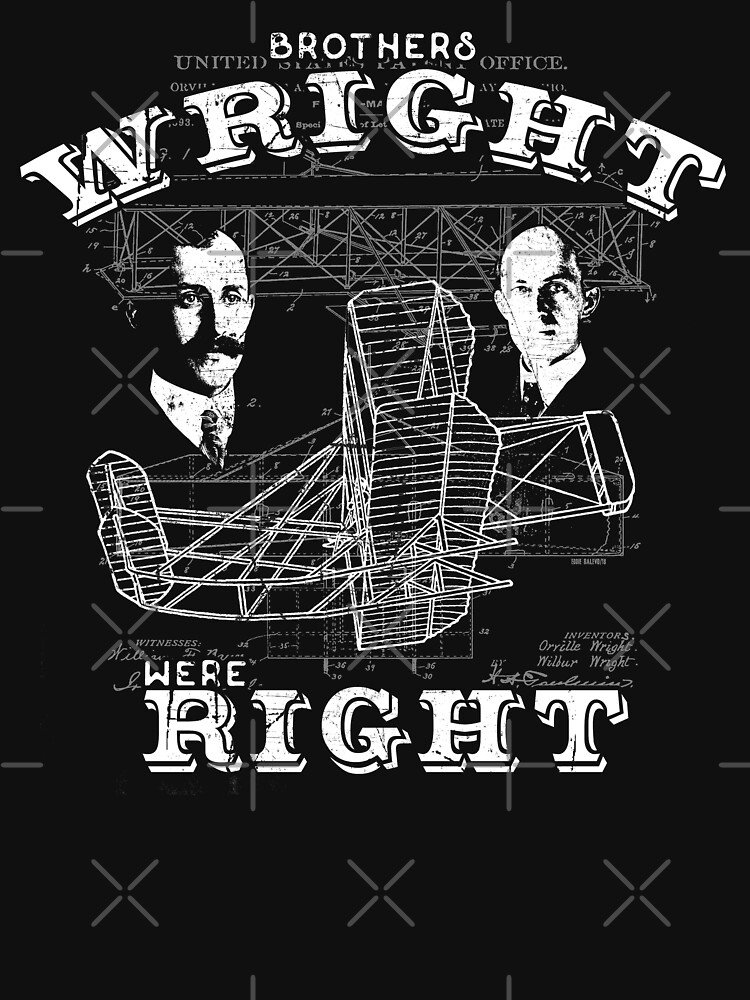 "Wright Brothers" T-shirt for Sale by EddieBalevo | Redbubble | wright ...
