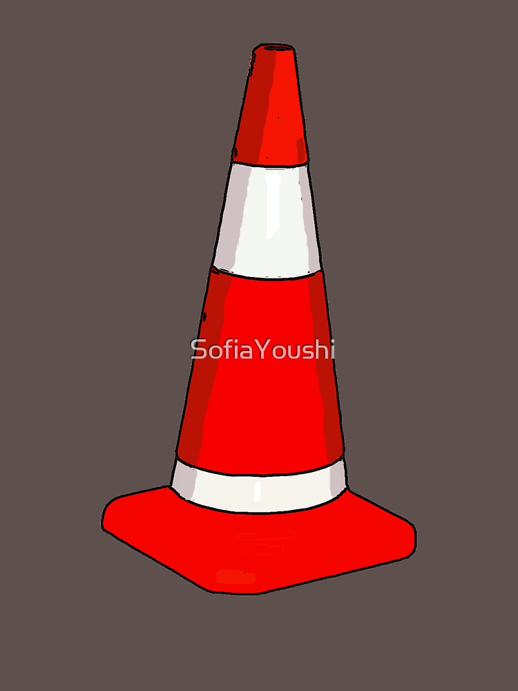 "TRAFFIC CONE" T-shirt by SofiaYoushi | Redbubble