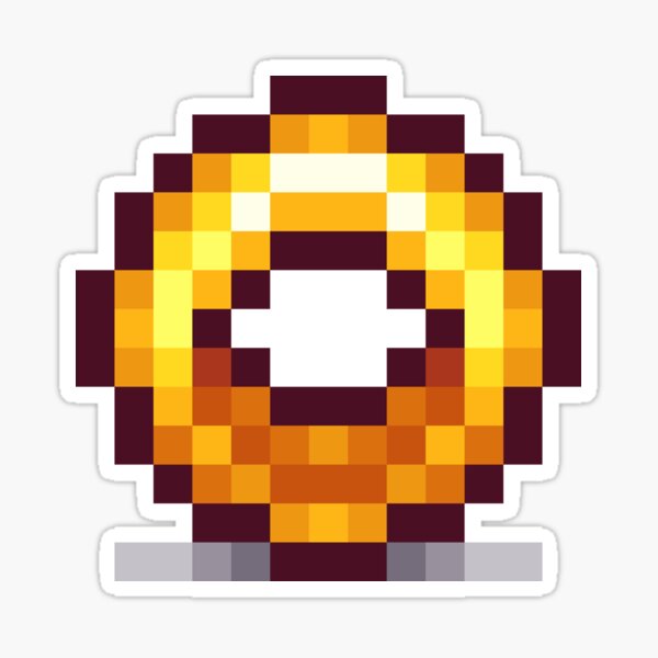 "Pixel Ring B0" Sticker for Sale by BenHenry | Redbubble