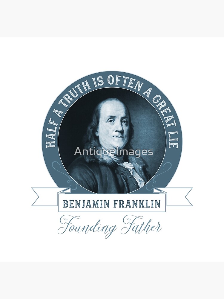 "Benjamin Franklin Quote" Poster by AntiqueImages | Redbubble