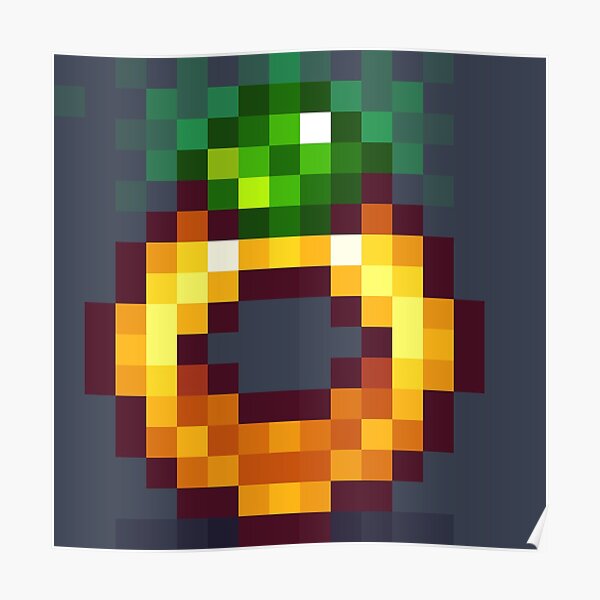 "Pixel Ring B2" Poster by BenHenry | Redbubble
