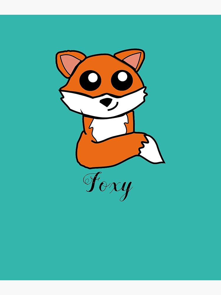 "Foxy Design for Fox Lovers" Poster by HeatherJepp | Redbubble