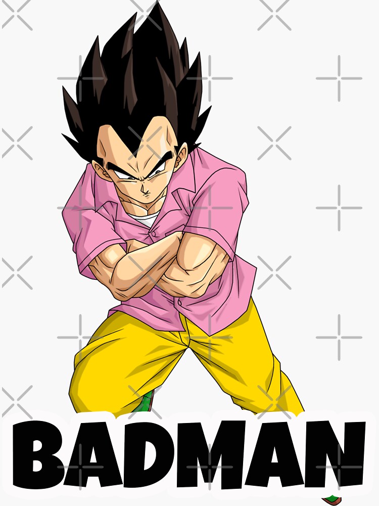 "BADMAN" Sticker by DeadThreads | Redbubble