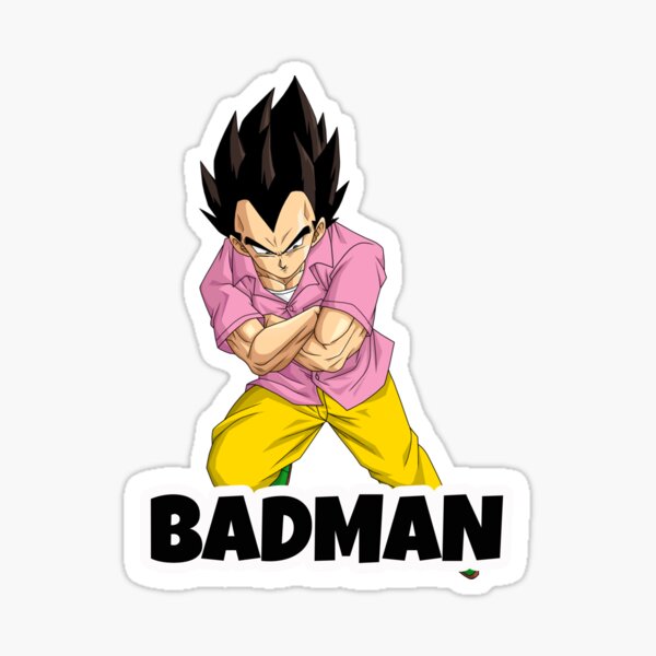 "BADMAN" Sticker by DeadThreads | Redbubble