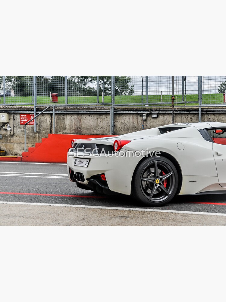 "Ferrari 458 Spider" Sticker for Sale by SESCAutomotive | Redbubble