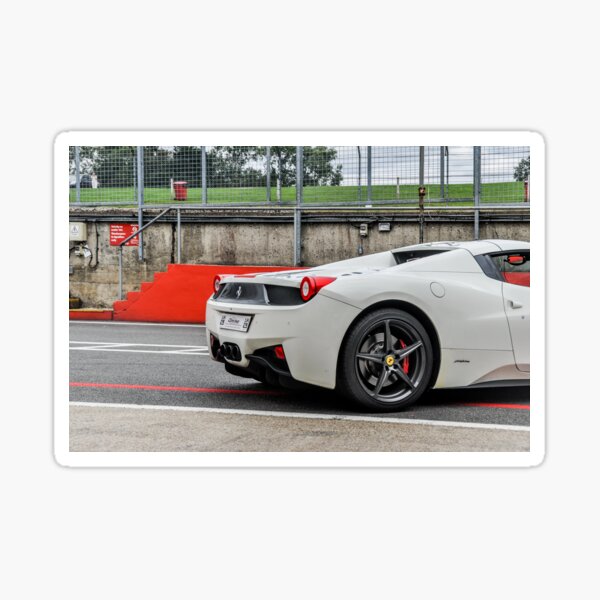 "Ferrari 458 Spider" Sticker for Sale by SESCAutomotive | Redbubble