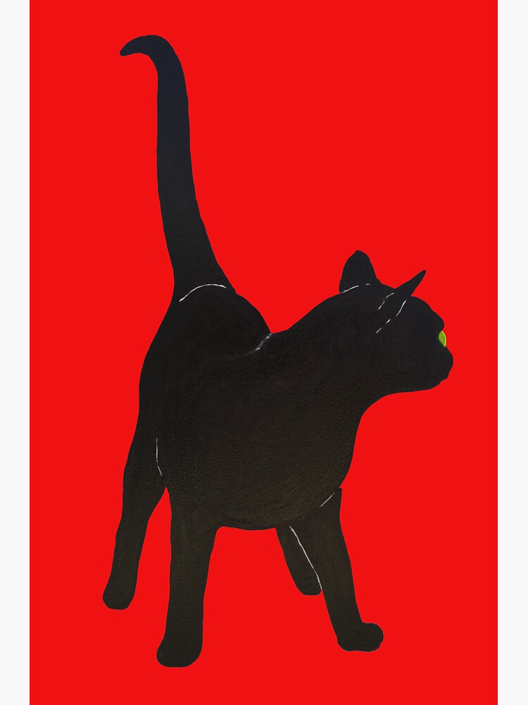 "Kool Kat" Sticker for Sale by MatsonArtDesign | Redbubble