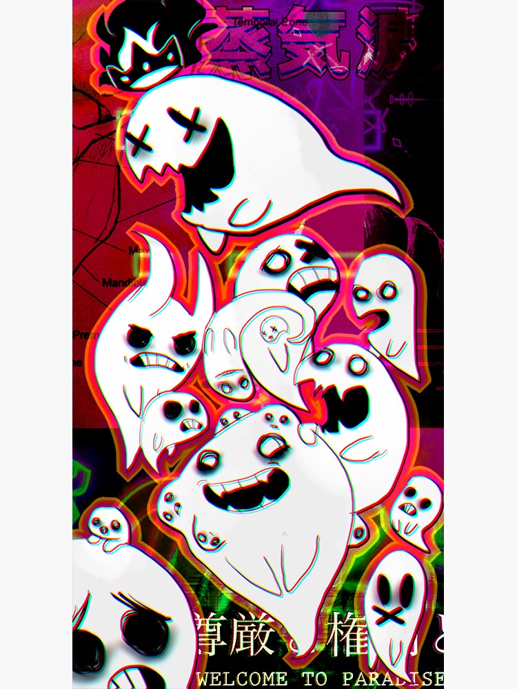 "OFF Ghost Family" Sticker for Sale by LonelyEel | Redbubble
