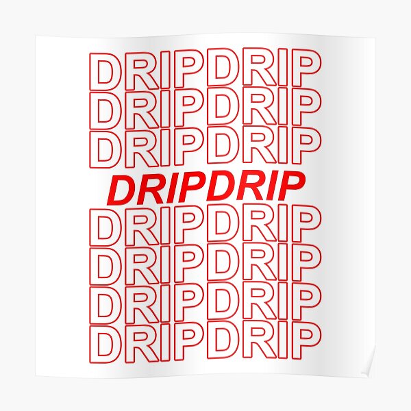 "Cardi B - Drip Drip!" Poster by vcfc | Redbubble