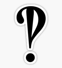 Exclamation Mark Stickers | Redbubble