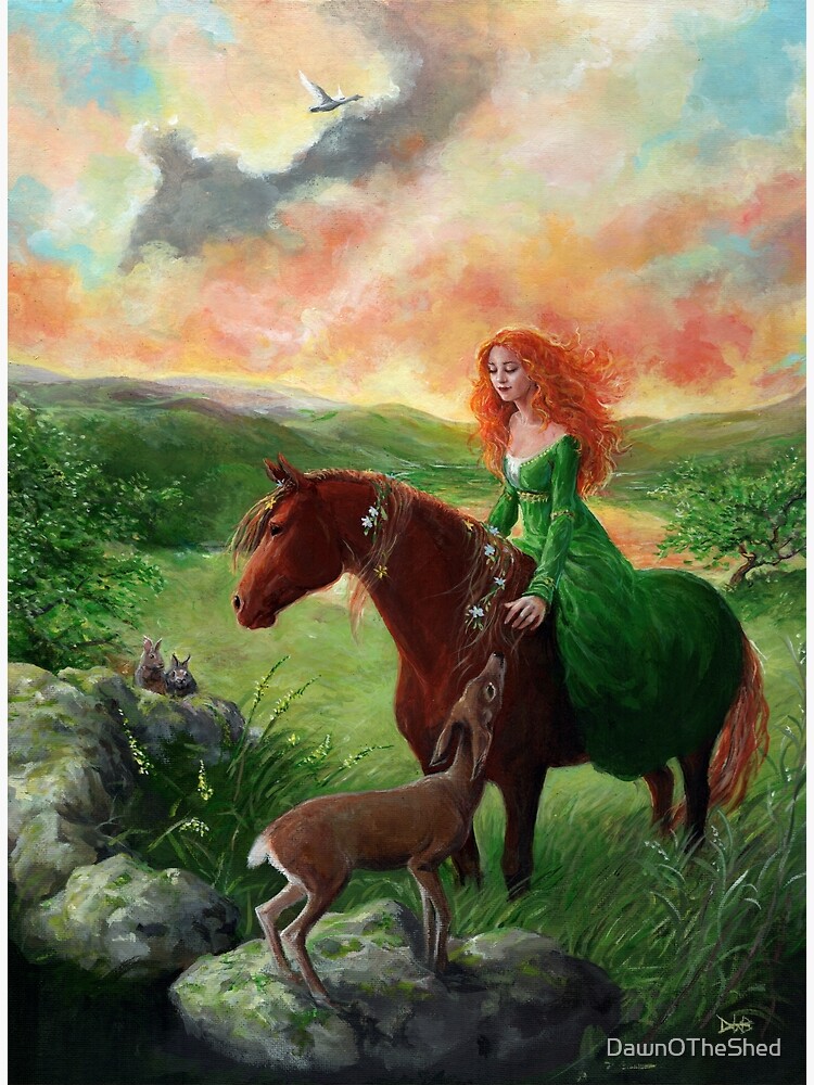 "Aine, Queen of the Faeries " Poster for Sale by DawnOTheShed | Redbubble