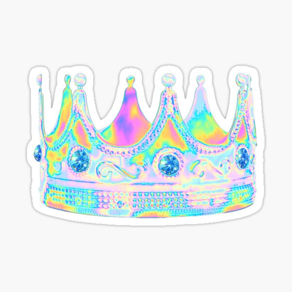 "Rainbow Royalty" Sticker for Sale by dinaaaaaah | Redbubble