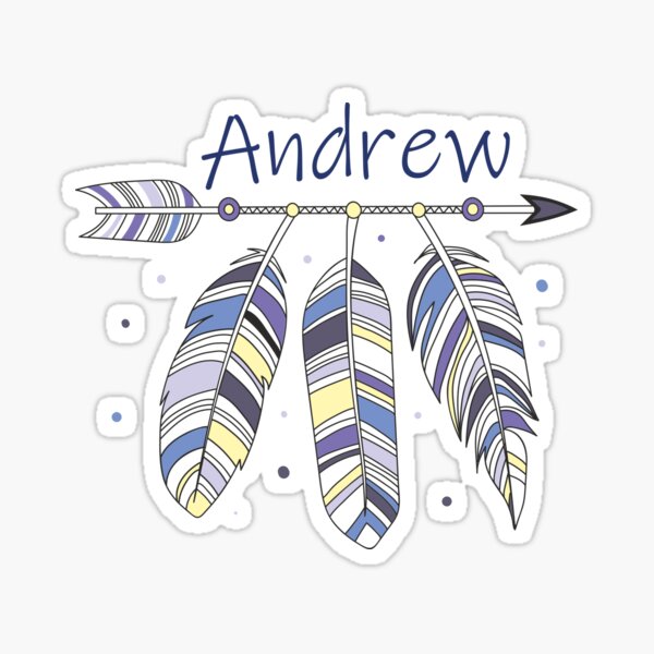 "Andrew" Sticker by oleo79 | Redbubble