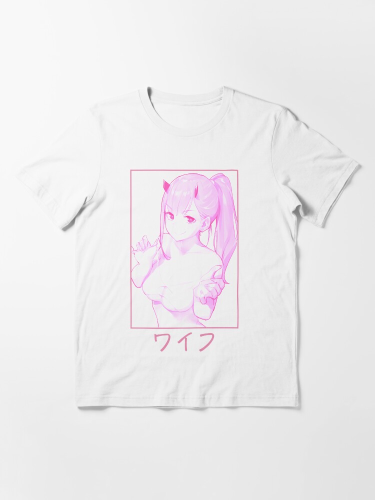 "Waifu Designs 02 Hair Up" T-shirt for Sale by VenDesigns | Redbubble ...