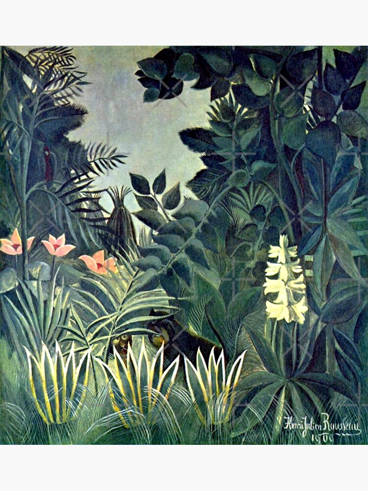 "The Equatorial Jungle - Henri Rousseau" Art Print for Sale by ...