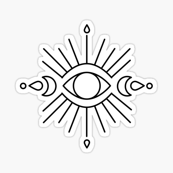 "Third Eye - Witches and Warlocks." Sticker for Sale by TheQuirkySide ...