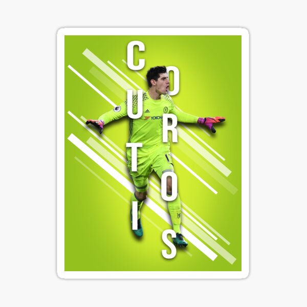 "Courtois" Sticker for Sale by SportsCreativos | Redbubble