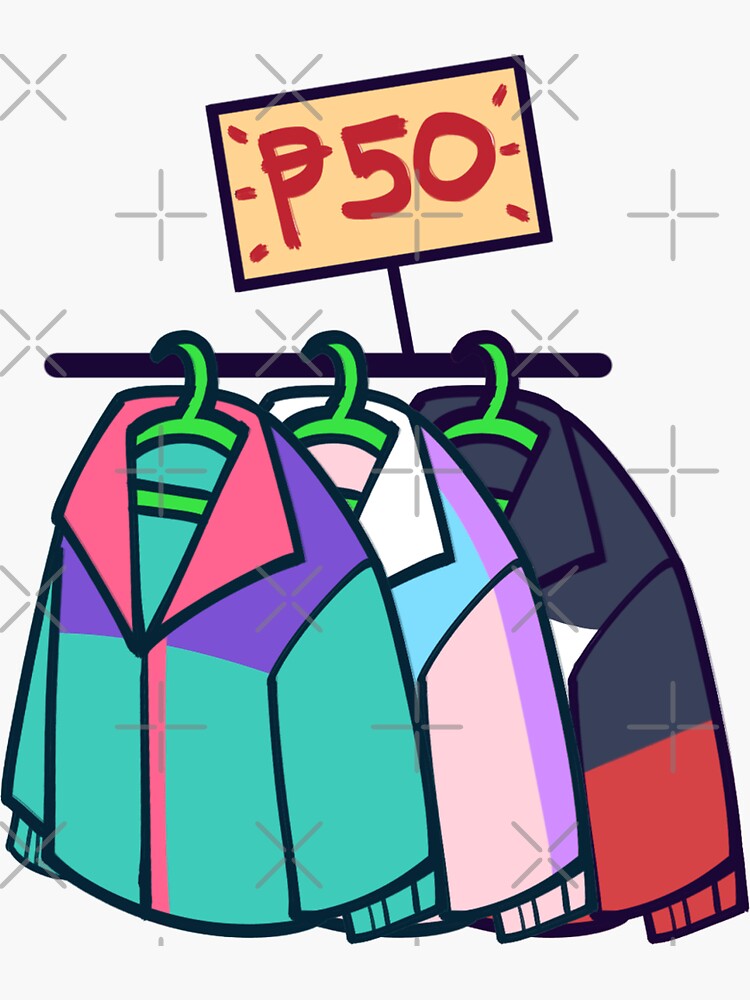 "BnW: Ukay-Ukay" Sticker for Sale by Oletarts | Redbubble