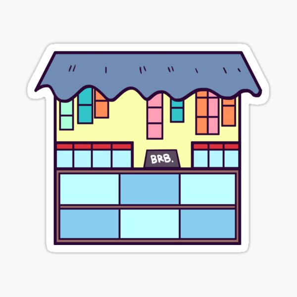 "BnW: Sari-Sari Store" Sticker for Sale by Oletarts | Redbubble
