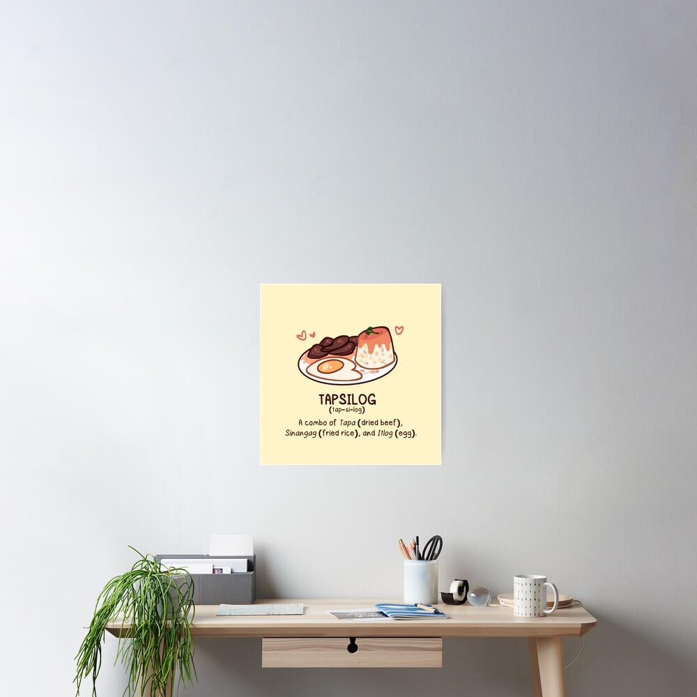 "BnW: Tapsilog" Poster for Sale by Oletarts | Redbubble